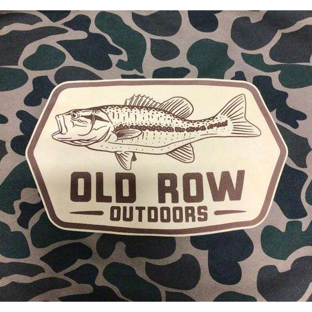 Old Row Outdoors Bass Badge Camo Hoodie | Old Row