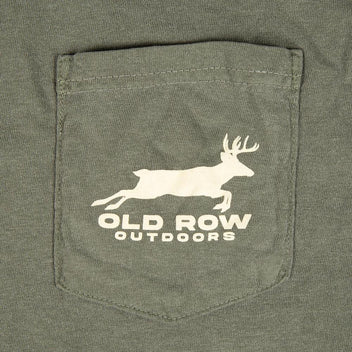 Old Row Outdoors Camo Deer Pocket Tee - Old Row T-Shirts & Merch