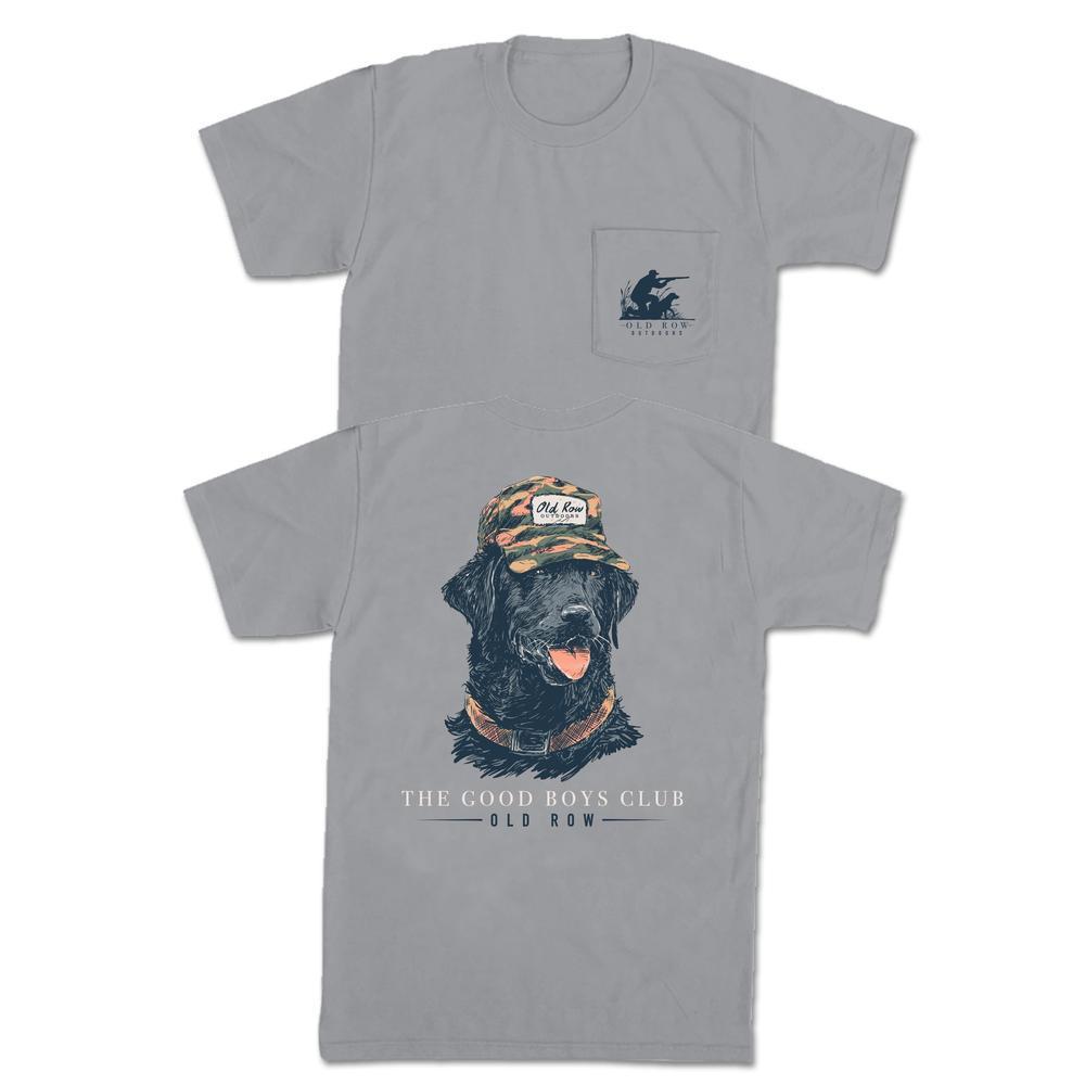 The Black Duck Dog Pocket Tee - Old Row T-Shirts & Merch