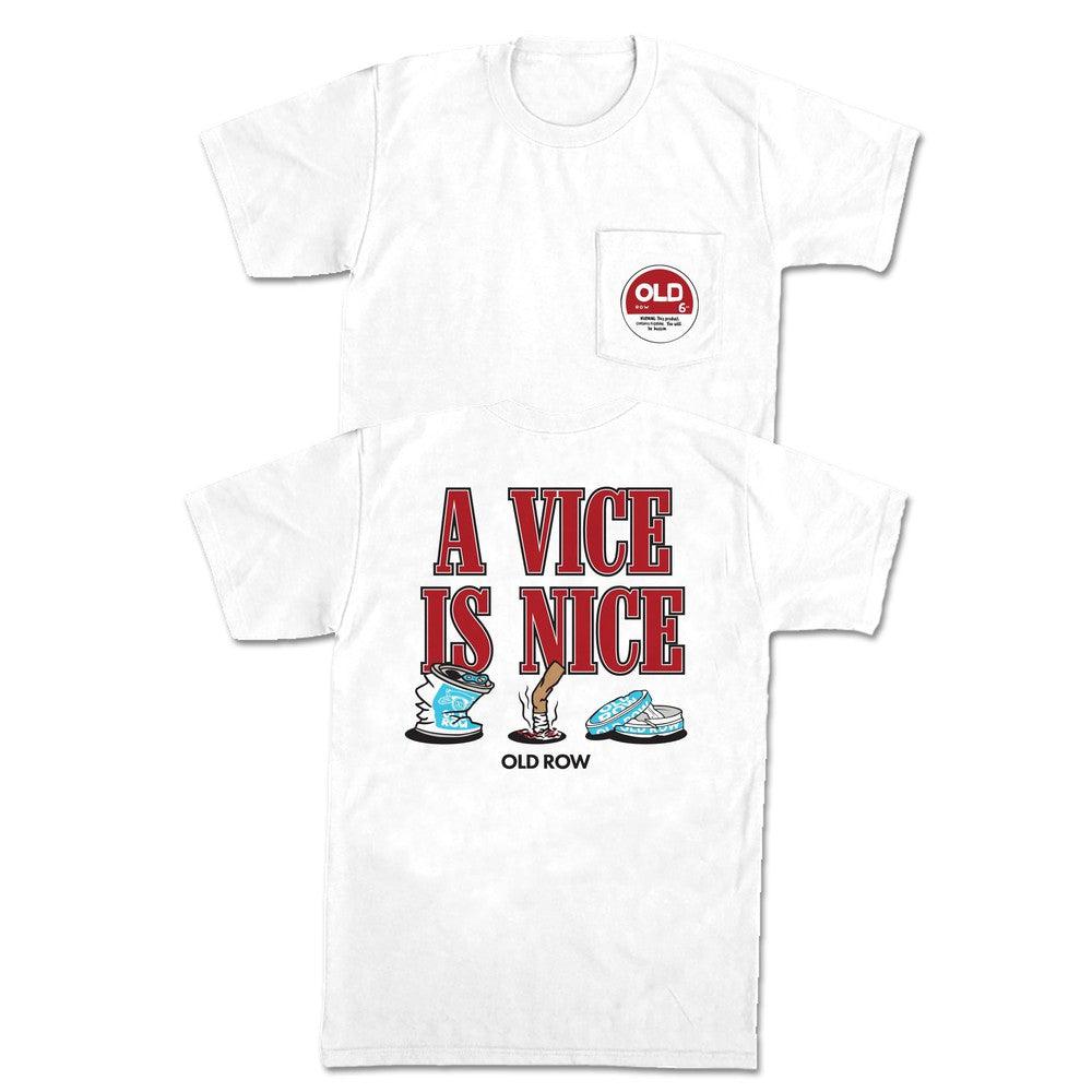 A Vice Is Nice Pocket Tee | Old Row T-Shirts, Clothing & Merch